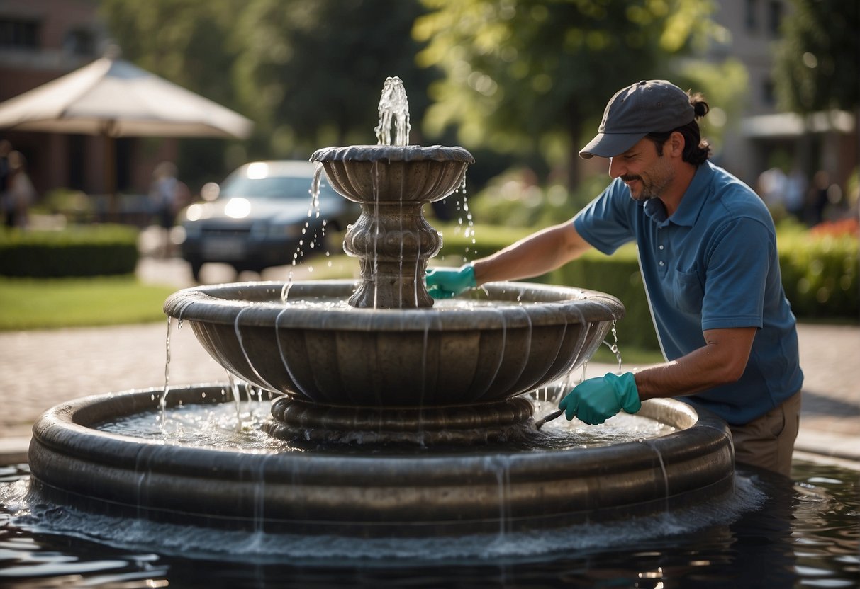 How to Clean an Outdoor Fountain – Sleek Space