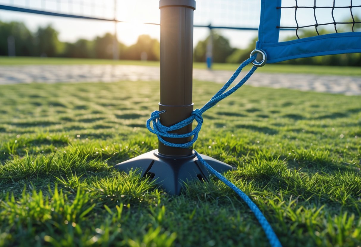 How To Securely Anchor A Net For Outdoor Volleyball? – Sleek Space
