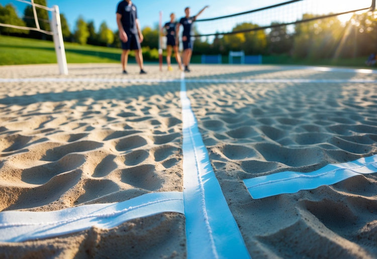 How To Mark Boundary Lines Clearly On An Outdoor Volleyball Court ...